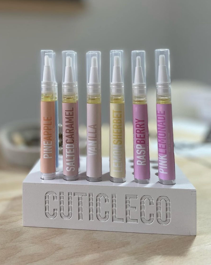 Wooden Cuticle Oil Stand